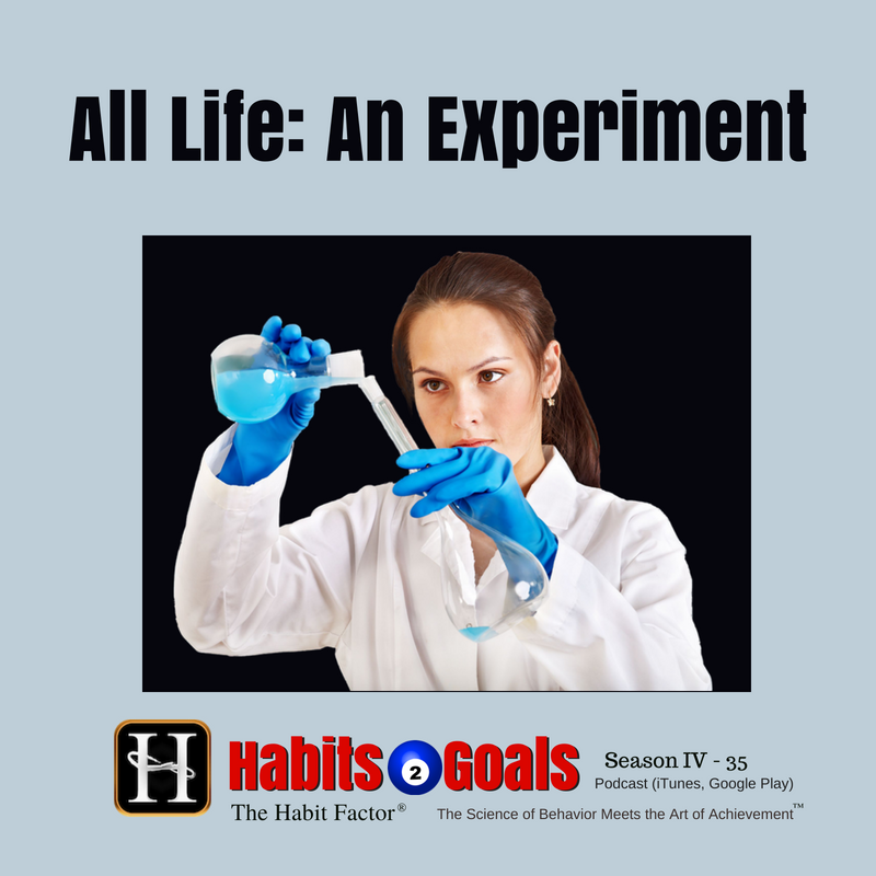 S4: 35: All Life: An Experiment! - Habits 2 Goals Podcast w/Martin Grunburg
