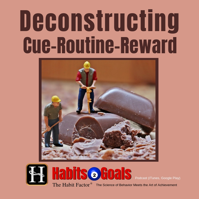 Deconstructing Cue Routine Reward Habits 2 Goals Podcast W Martin