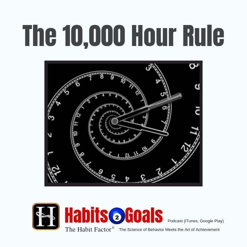 S607: The 10,000 Hour Rule - Habits 2 Goals Podcast w/Martin Grunburg
